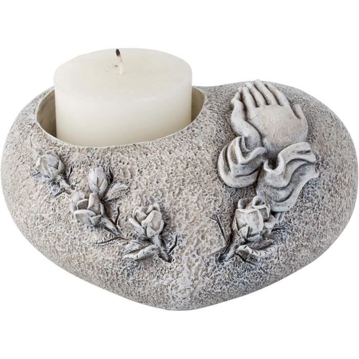 Décoration Funéraire, En Forme De Cœur, Avec Lanterne Et Ange De Tombe ...