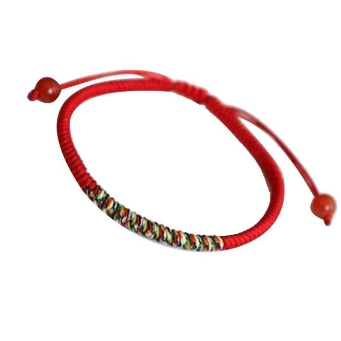 VINGVO Bracelet à cordes rouges Bracelet à cordon rouge, mode exquise ...