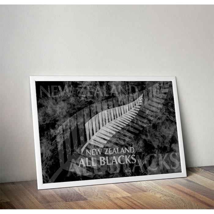 Poster All Blacks Rugby Logo Wall Art 03 - A3 (42x29,7cm) - Cdiscount ...