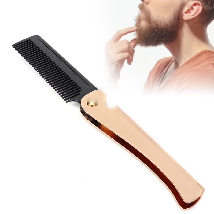 SALALIS peigne à barbe pliant Peigne de style barbe et moustache en ...