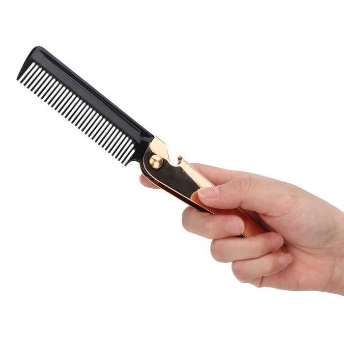 SALALIS peigne à barbe pliant Peigne de style barbe et moustache en ...