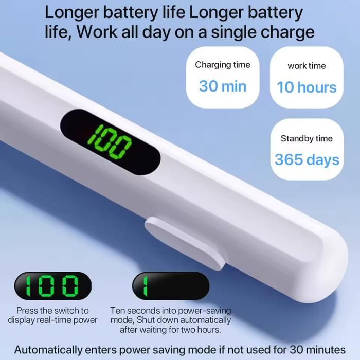 Stylet pour iPad Palm LED indicateurs d'alimentation affichage de ...