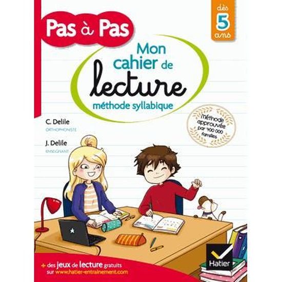 Mon cahier de lecture méthode syllabique - Cdiscount Librairie
