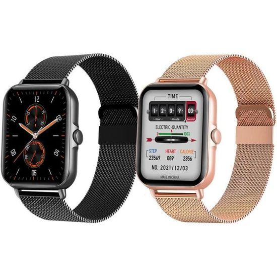 Montre intelligente HD Bluetooth appel personnalisé cadran tactile ...