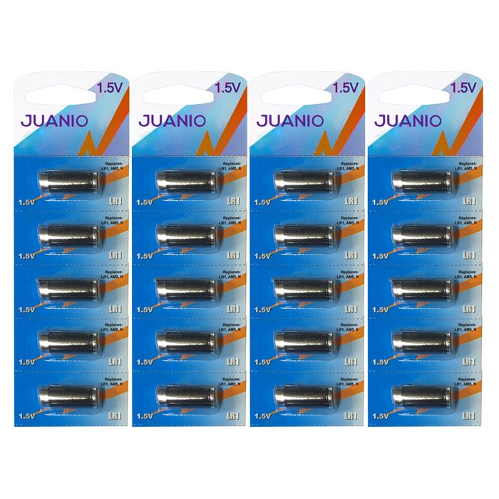 Lot de 20 Piles type LR1 compatibles 1,5V LR01/MN9100/AM5/E90 /UM5 ...
