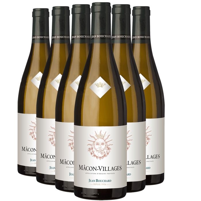 Jean Bouchard Mâcon Villages 2023 - Vin Blanc de Bourgogne (6x75cl ...