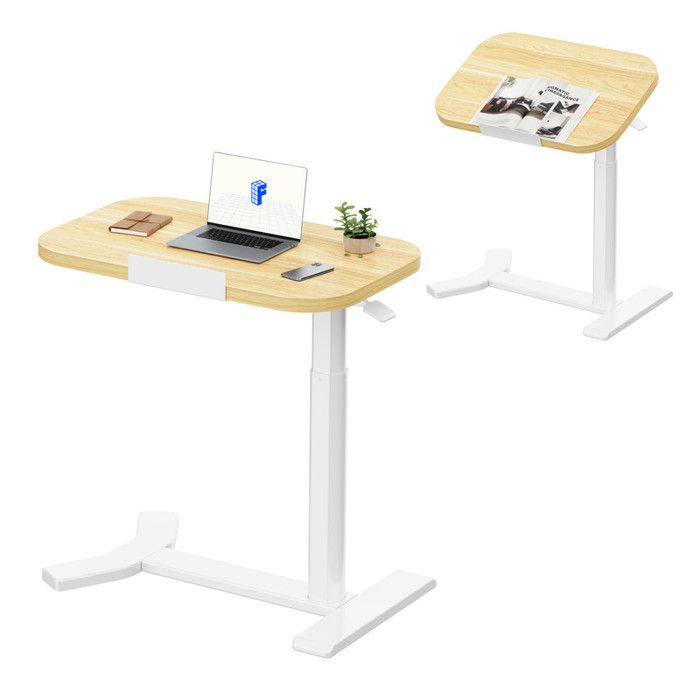 FlexiSpot Table d'appoint H5 – Bureau Réglable en Hauteur avec Plateau ...