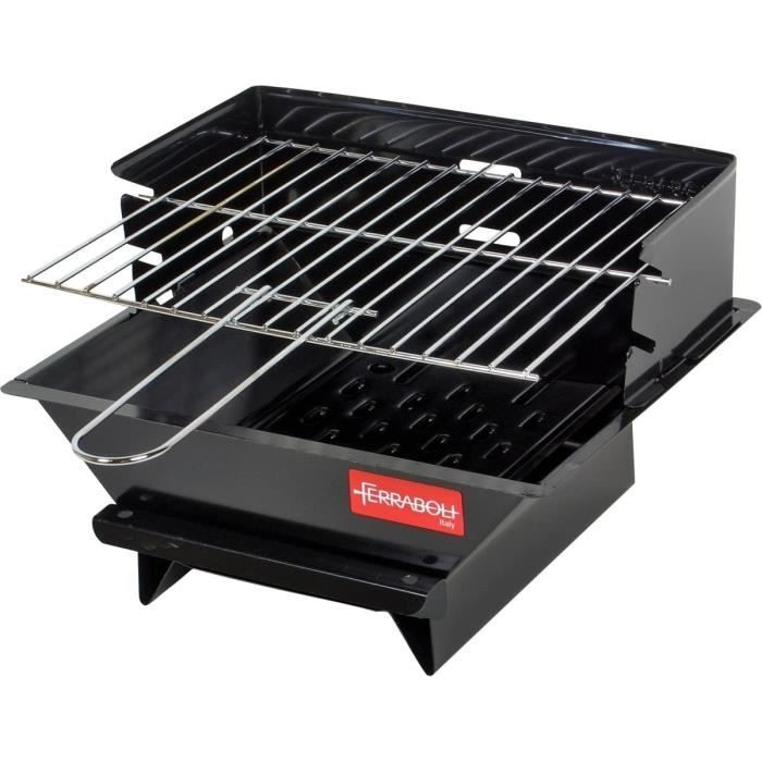 Barbecue - Minigrill - Charbon De Bois - Noir[u397] - Cdiscount Jardin