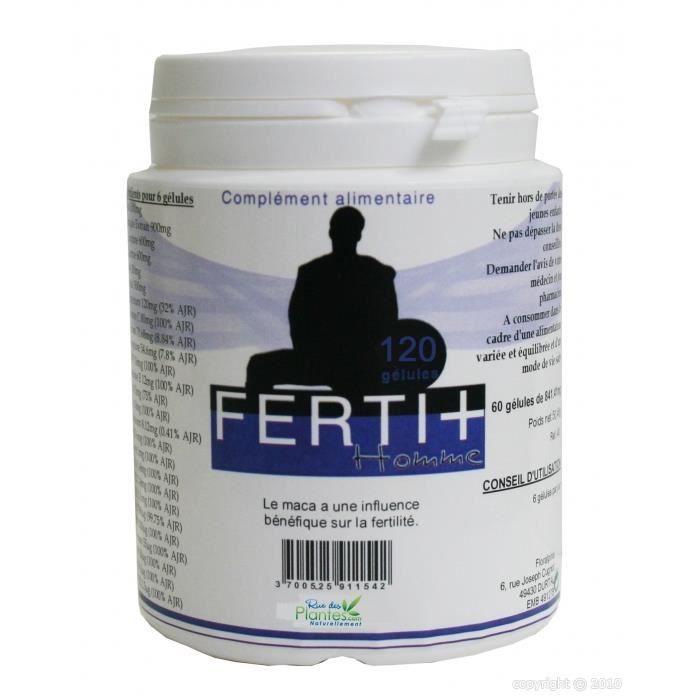 Fertiplus hommes 120 gélules - Cdiscount Santé - Mieux vivre