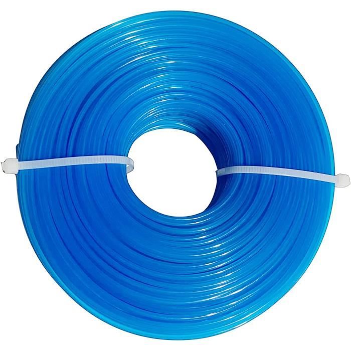 Fil de coupe pour débroussailleuse électrique - 1,6 mm x 100 m Fil de ...