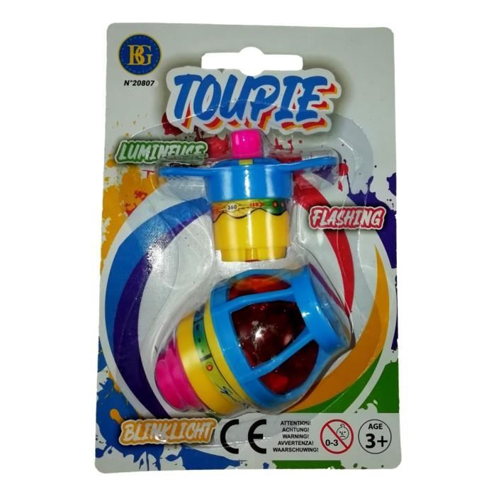 Toupie Lumineuse LED Multicolore Flash Gyro avec Lanceur Jouet Enfant ...