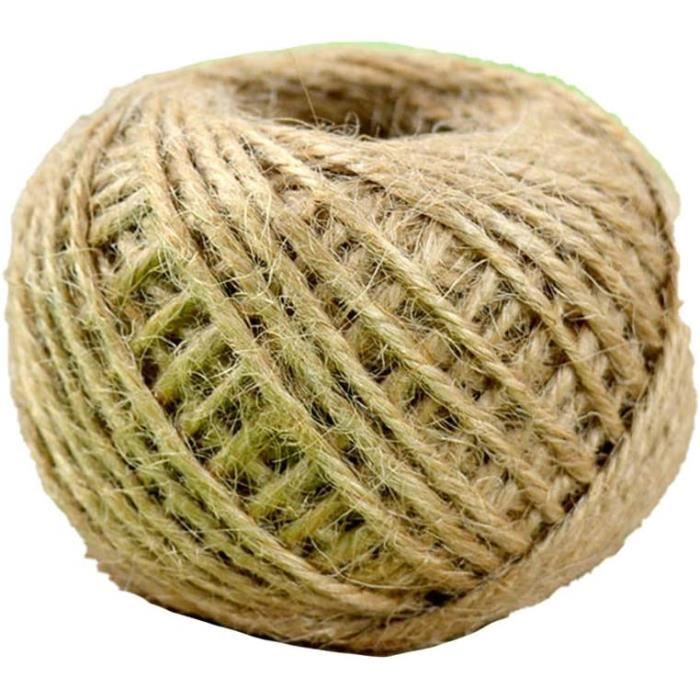 5 Rouleaux - 150M Corde De Ficelle De Jute Naturel, Boule De Corde De ...