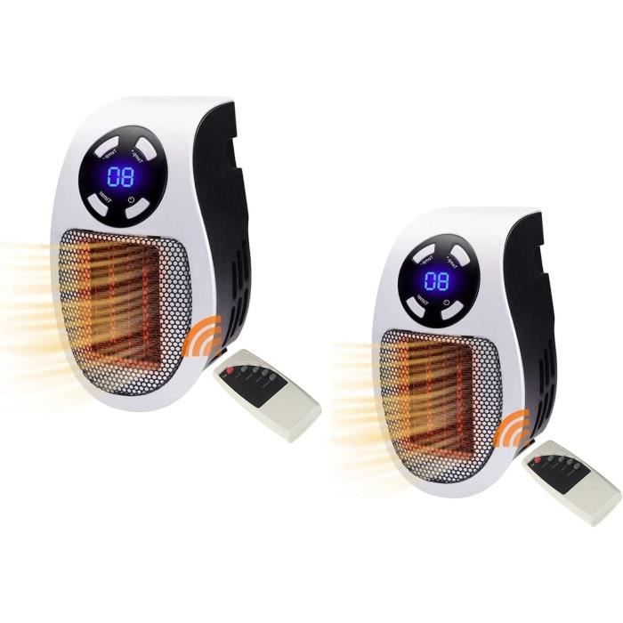 Chauffage à Prise,Radiateur Soufflant en Céramique,Petit Radiateur ...