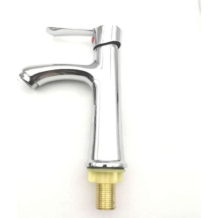 Robinet De Lavabo Monotrou De Bureau En Alliage Simple Lavabo Froid ...