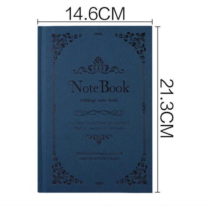 Carnet de notes - Magique - 240 pages - Couverture rigide - Bleu ...