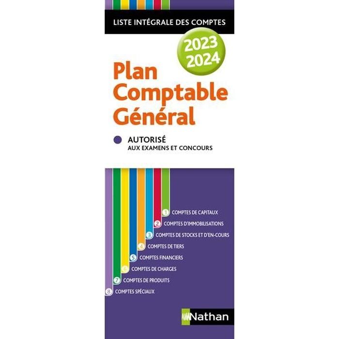 Plan comptable général 2023-2024 - Cdiscount Librairie