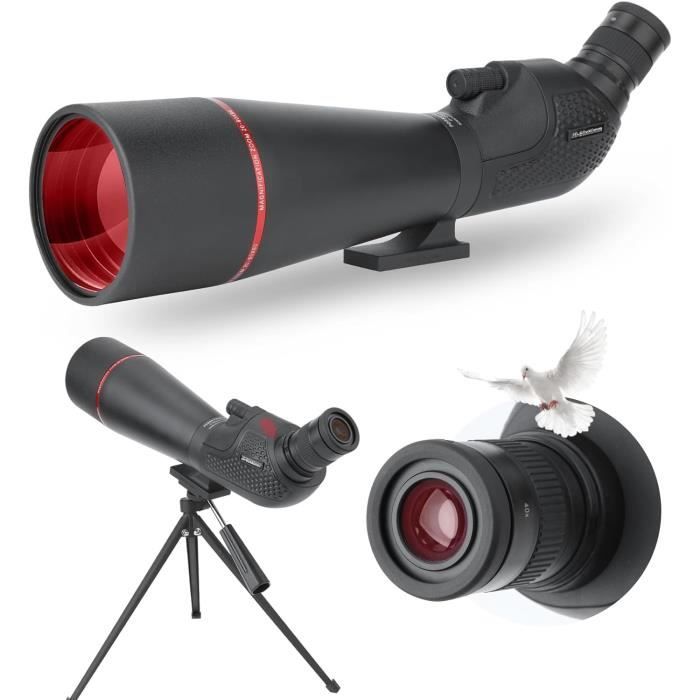 20-60X80 Longue-Vues, Hunting Spotter Scope for Shooting Targets ...