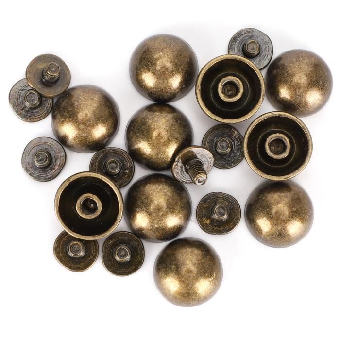 HURRISE Rivets champignon dôme 30 Kits Rivets de Champignon à Vis ...