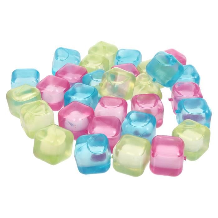 30pcs cubes de glace à glace à glace réutilisable des blocs de glace ...