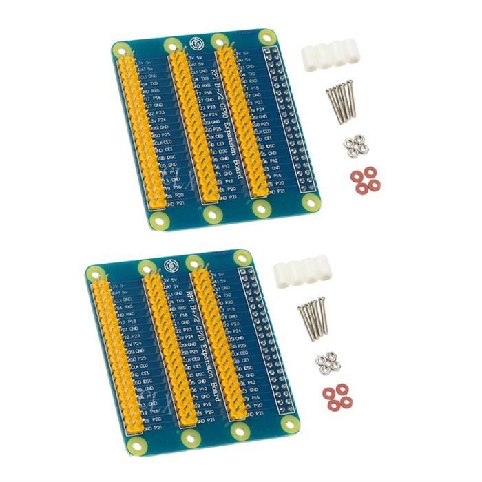 Carte Mere - Limics24 - 2Pcs Gpio Expansion Board For Raspberry Pi Shield - Cdiscount Informatique