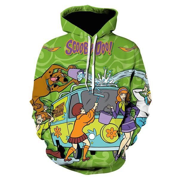 Sweat-Shirt Homme,Dessin animé Scooby Doo 3d imprimé à capuche Anime ...