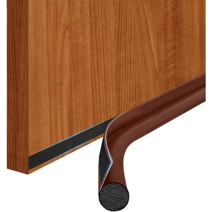 Calfeutrage Bas De Porte, Boudin De Porte Détachable En Cuir Pu, Souple ...