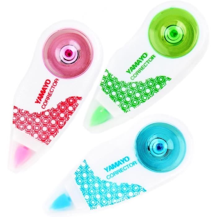 O5O2 3 pièces Ruban Correcteur Blanc,blanco correcteur,tippex souris ...