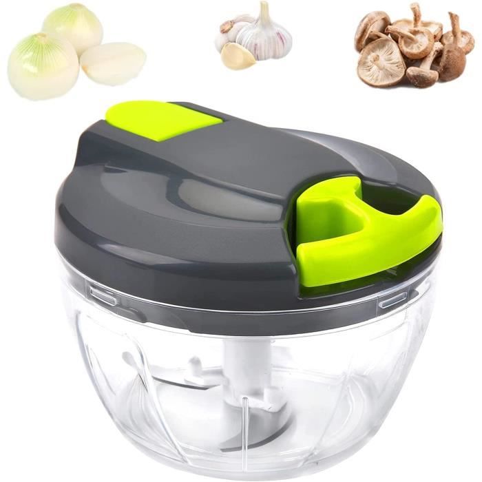 Coupe-oignon manuel à tirer à la main pour légumes, oignons, ail ...