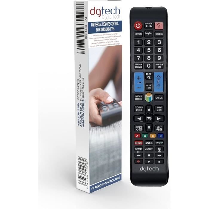 Digitaltech® - Télécommande Universel Pour Télévisions Samsung Smart 3D ...