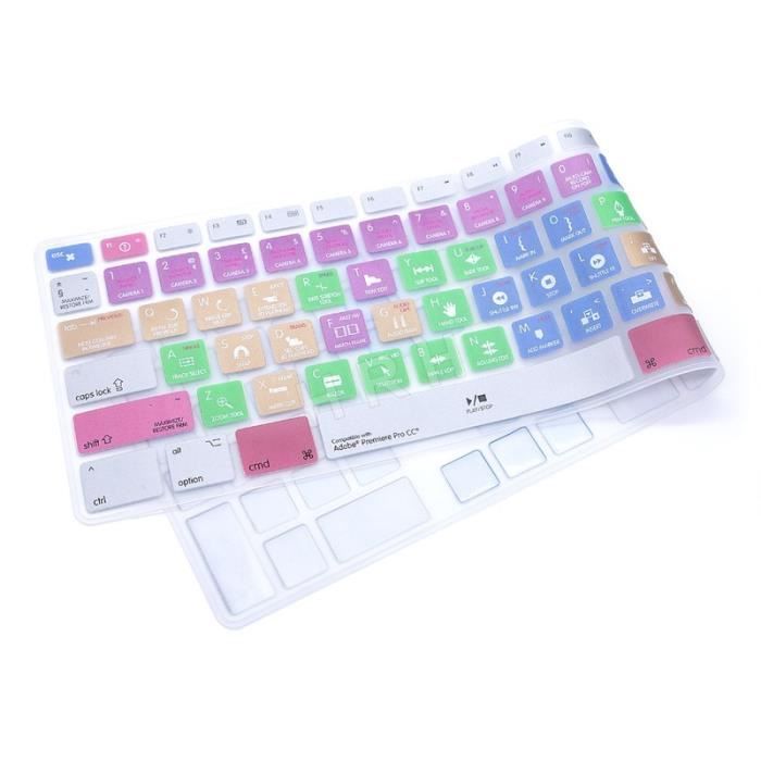 Adobe Premiere Pro CC Hot keys Keyboard Cover Skin For Apple Keyboard ...