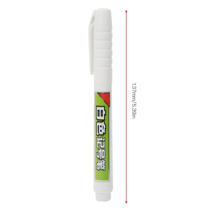 Stylo marqueur de peinture blanche - HURRISE - 12 pièces - Pointe fine ...