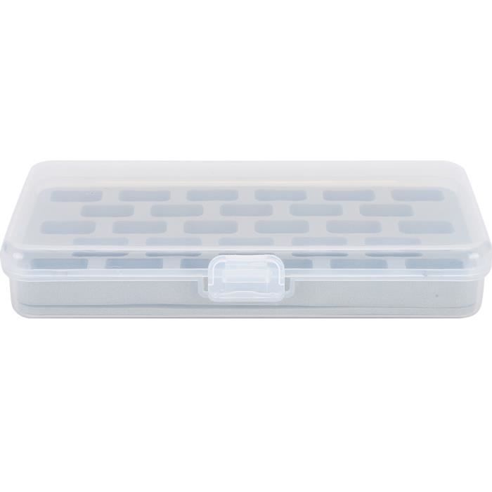 Tbest Boîte à bobines 28 Slit Sewing Machine Bobbin Box Plastic Thread ...