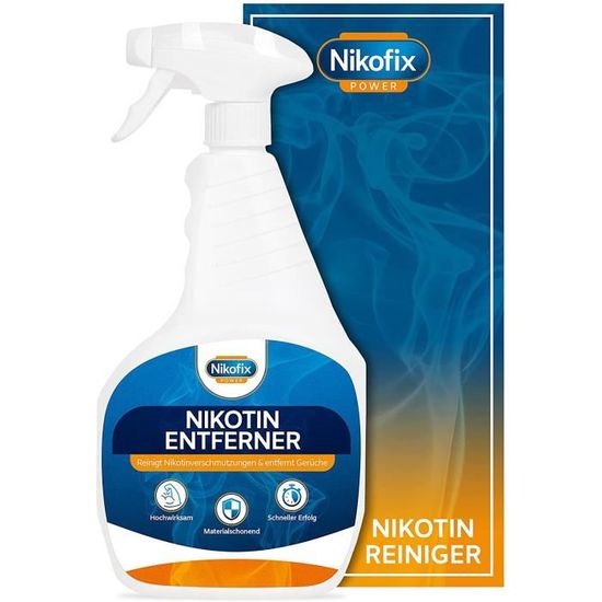 Spray anti-nicotine 1000 ml – Nettoyant nicotine spécialement conçu ...