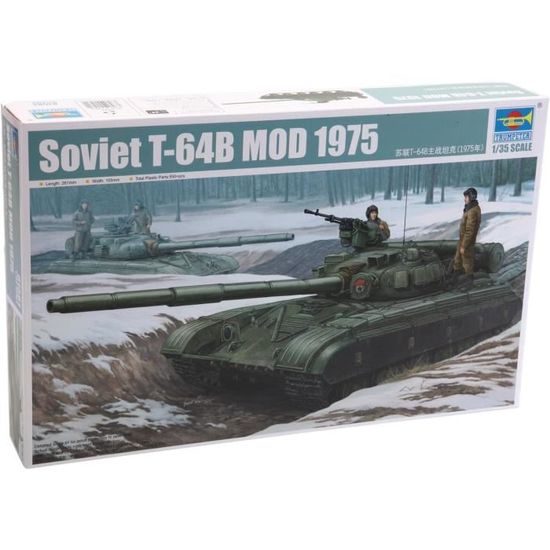 Kit de modélisme Char d'assaut - T-64B 1975 - Blanc - Cdiscount Jeux ...
