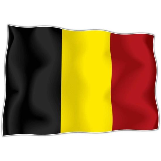 10 x autocollant sticker drapeau belgique belge - Achat / Vente ...