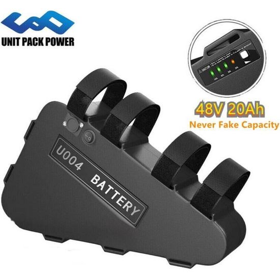 UPP 48V 1500W Batterie vélo électrique Triangle Case Batterie Lithium ...