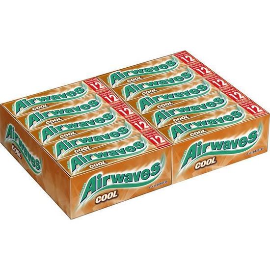 Wrigley Airwaves Cool Ice Fruit Chewing Gum 30 x 10 Dragees - Cdiscount ...