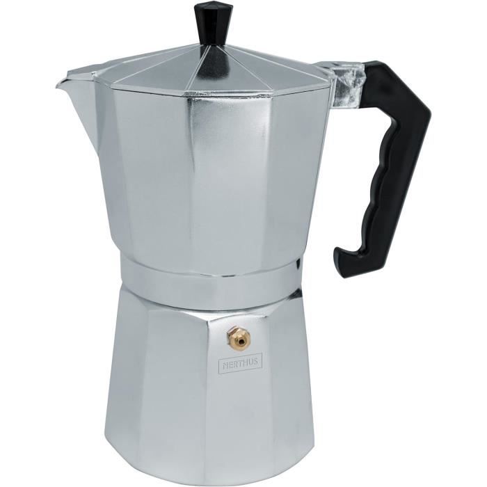 Nerthus FIH 834 Cafetière à induction 6 tasses, Machine à café Italien ...