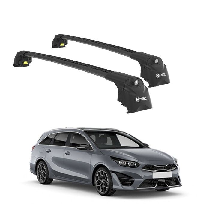 Barres de Toit TURTLE AIR-2 KIA CEED SPORTSWAGON (CD) 2019 2020 2021 ...