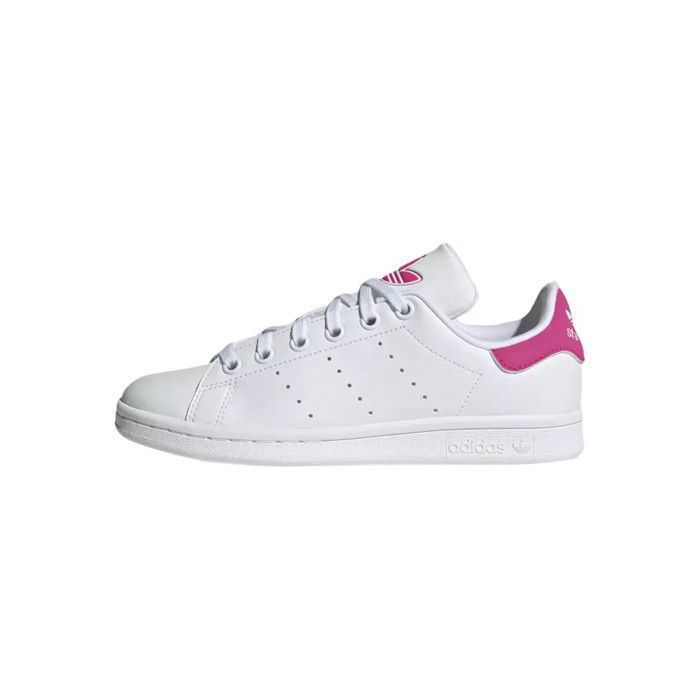 Basket adidas Originals STAN SMITH J Blanc/Rose - Cdiscount Chaussures