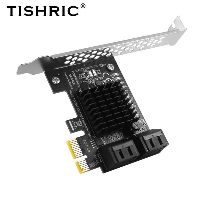 PCIE 1X to 4 Sata - Adaptateur PCIE Sata Express 1X 4X, carte'extension ...