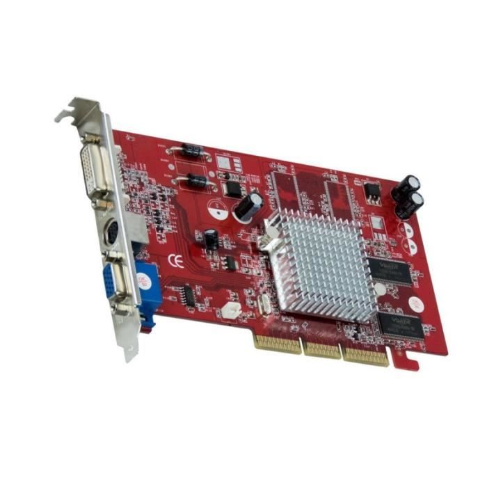 Carte Graphique ATI Radeon 9200SE 128Mo AGP DDR DVI VGA S-Video ...