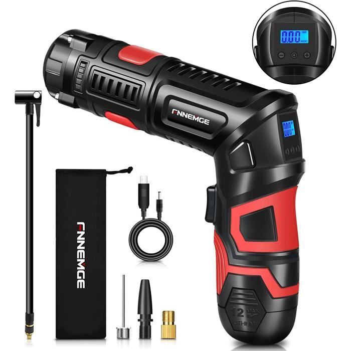 Compresseurs d'air portatifs,120PSI 6000mAh Rechargeable Amovible ...