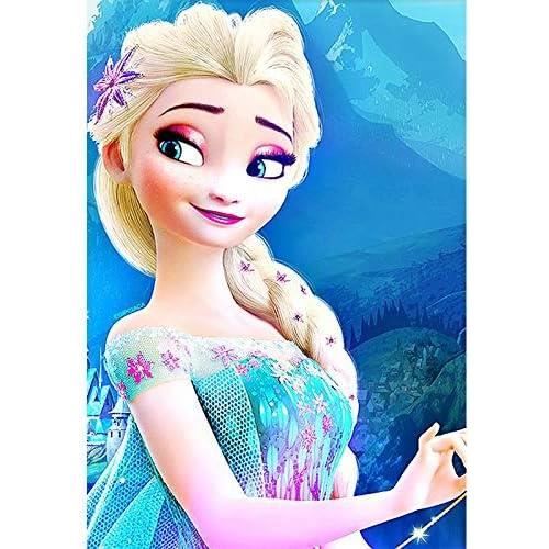 Kit De Broderie Diamant La Reine Des Neiges Elsa Par Numéro, 5D À Faire ...
