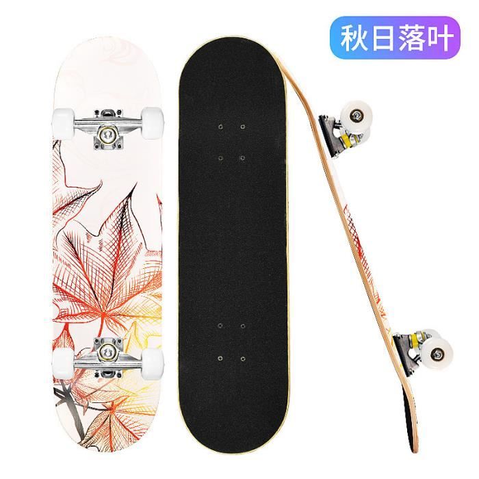 Planche à roulettes complète - Clyctip - Érable double concave - Roues ...