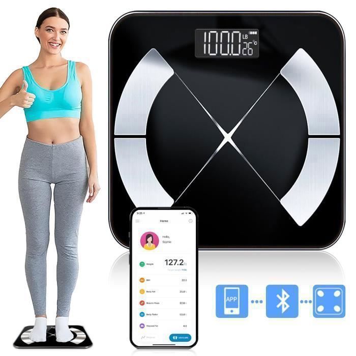 Balance Pese Personne Numériques - 25 Mesures Analyse de la Composition ...