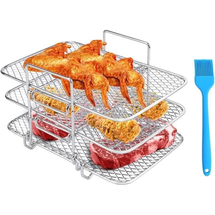 Support De Friteuse À Air Pour Ninja Double Friteuse À Air,Accessoires Pour Friteuse À Air ...