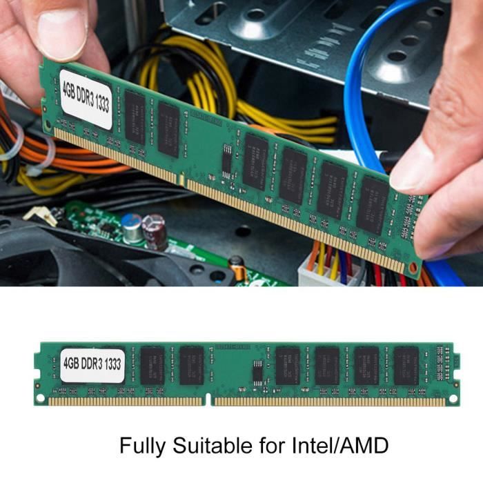 Ram Ddr3 Mémoire De Bureau Ddr3, Bewonder 1333 Mhz Haute Fréquence 240 ...
