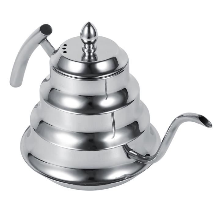 SED 1.2L Théière Cafetière en col de cygne bouilloire à thé à café en ...