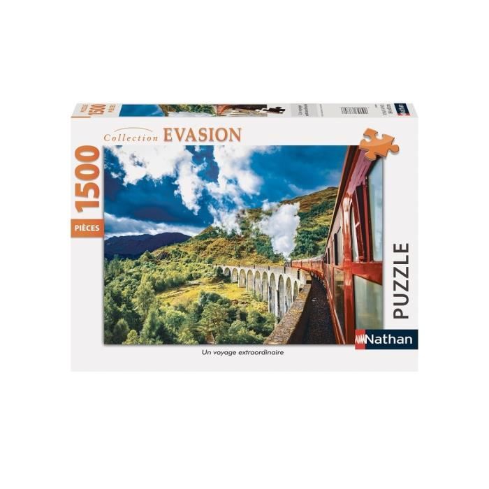 Puzzle paysage et nature 1500 pièces - Nathan - Voyage extraordinaire - Cdiscount Jeux - Jouets
